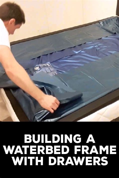 How To Build A Waterbed Frame With Drawers In 2024 Waterbed Frame