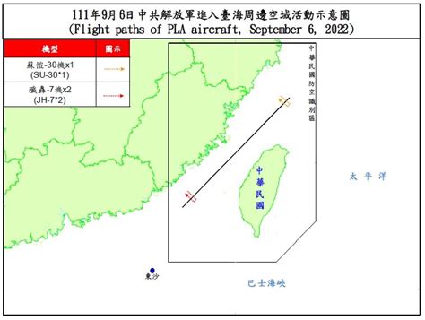 國防部：3架次共機逾越台海中線 新聞 Rti 中央廣播電臺
