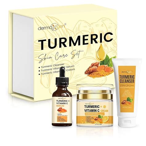 Dermaxgen Turmeric Complete Facial Care Kit Organic