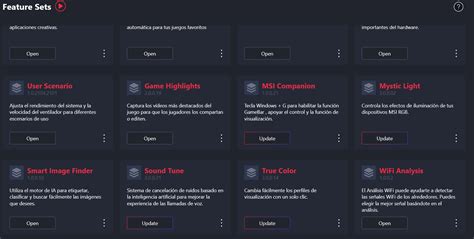 Msi Center Not Responding When Installingupdating Feature Sets Msi