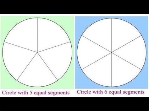 How To Divide A Circle Into Equal Parts