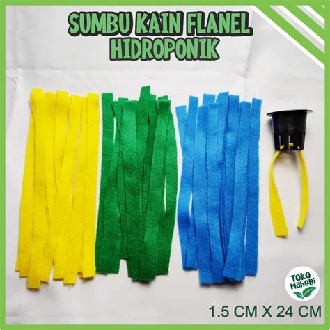 Jual KAIN FLANEL SUMBU HIDROPONIK ECERAN MURAH Shopee Indonesia