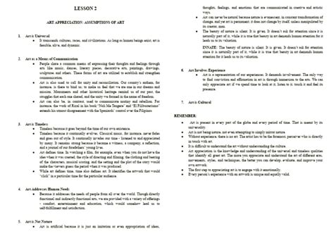 Assumptions Of Art Pdf
