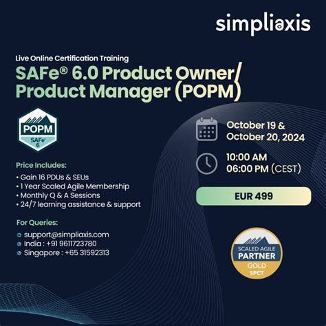 Simpliaxis On Linkedin Safepopm Productmanagement Agileleadership Safe Scaledagile…