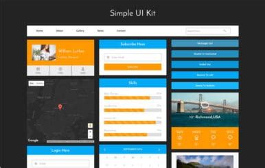 UI Kits Admin Panel Website Templates And Themes