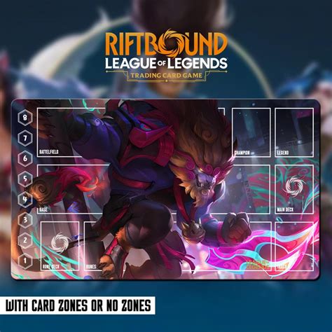 Playmat League Of Legends Riftbound Rengar 24x 14 600 X 350 Mm