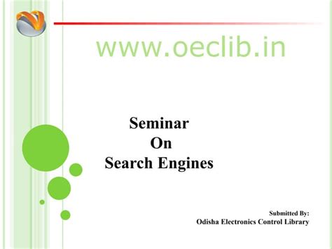 Search Engine Ppt Pptx