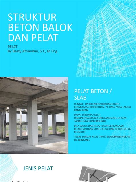 Struktur Beton Balok Dan Pelat 9 Materi Pelat Pdf