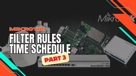 TUTORIAL FILTER RULES TIME SCHEDULE YouTube