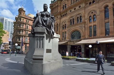 Queen Victoria Building Exterior Architecture Sydney Stock Image