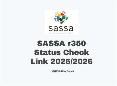 Sassa R350 Status Check Link 20252026 Sassa Grant 2025