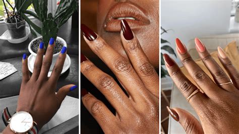 Rich Regal Fall Nail Colors For Dark Skin Beauties In
