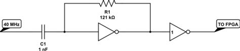 Inverter Clock Issues From Buffer Electrical Engineering Stack Exchange