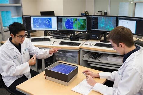 Premium Photo Craft An Image Of Students Using Advanced Sensors For