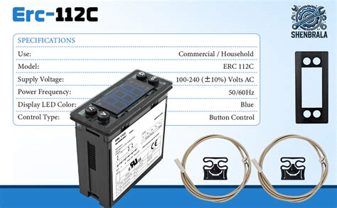 Erc112c Temp Controller Kit Electronic Refrigeration Controller With Ntc Sensors