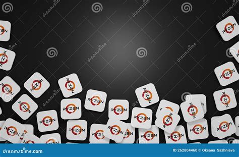 Ryzen Logo Editorial Illustrative On White Background Cartoondealer