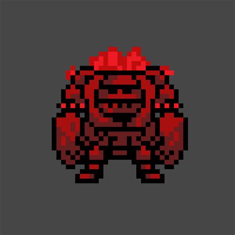 Pixilart Ruby Golem By Mooncrow