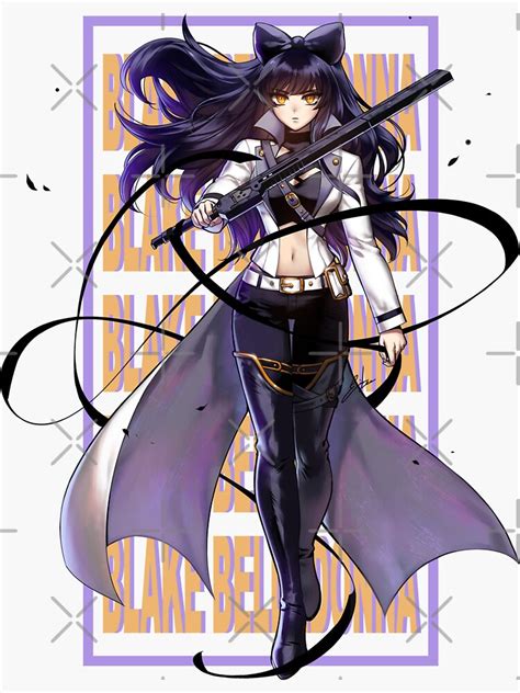 Blake Belladonna Rwby Ice Queendom Sticker For Sale By Artyyyyy