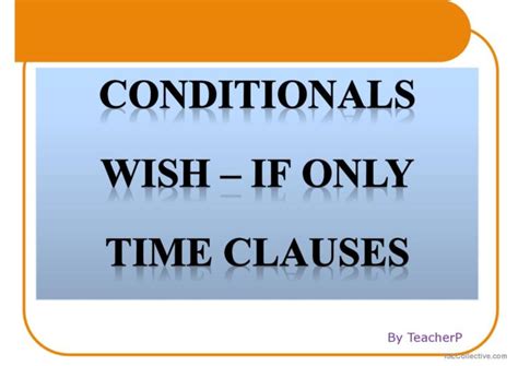 Conditional Sentences Pptx Grammar G… English Esl Powerpoints