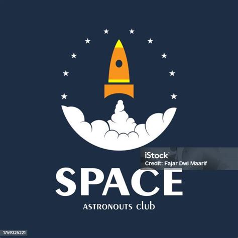 로켓 템플릿 레이블 미니멀리스트 우주선 아이콘 디자인 일러스트 레이 션 비행기 템플릿 벡터 Ship Launch에 대한 스톡
