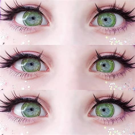 Cosplay Colorful Green Contacts Lenses Be1202 7 Colorful Green