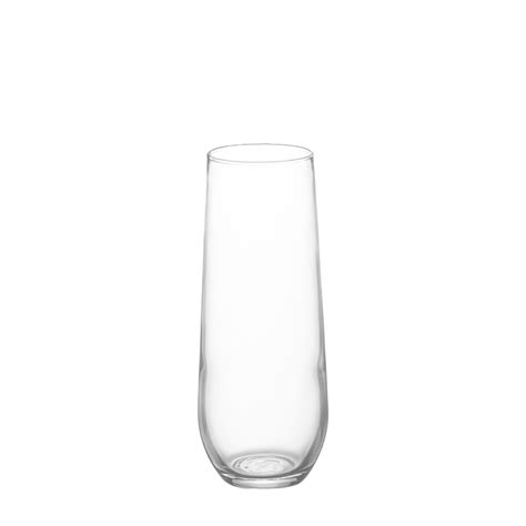 Customize Custom Branding Stemless Flute Glass 85 Oz