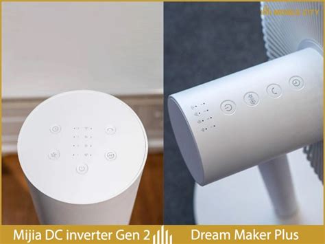 So sánh quạt tích điện Xiaomi Mijia DC inverter Gen 2 và Dream Maker