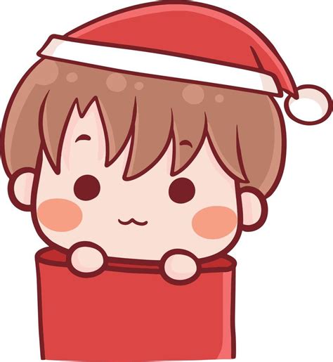 Christmas Cartoon Illustration Cute Kawaii Character Anime 9669284