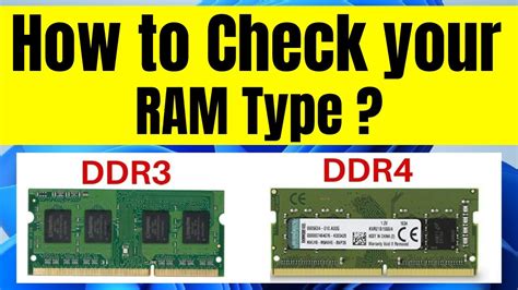 How To Check The Ram Type Ddr3 Or Ddr4 In Windows 11 Check Your Pclaptop Ram Type Easily