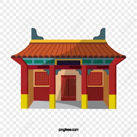 중국식 고대 건축 일러스트 전통 문양지붕스케치무늬 Png 일러스트 무료 다운로드 Lovepik