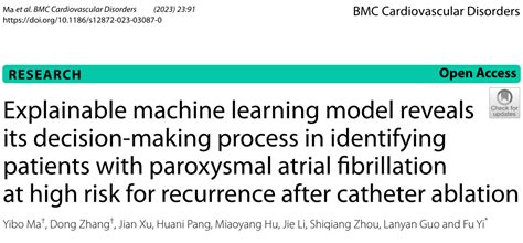 基线分析 机器学习 Shap模型可解释 Bmc Cardiovascular Disorders（if 2 208 知乎