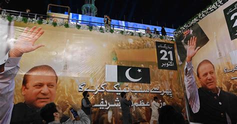 Pakistan Après Quatre Ans Dexil Lex Premier Ministre Nawaz Sharif