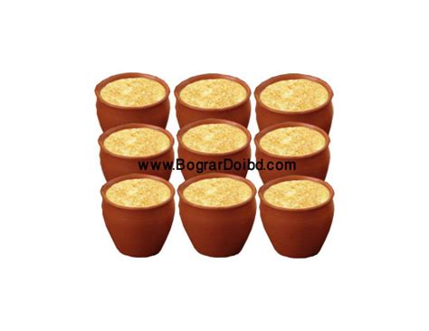 Bograr Doi Premium Plus বগুড়ার দই প্রিমিয়াম প্লাস ১০ টি পট Bograr