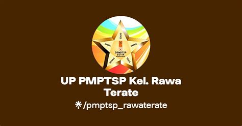 UP PMPTSP Kel RAWA TERATE Instagram Facebook TikTok Linktree