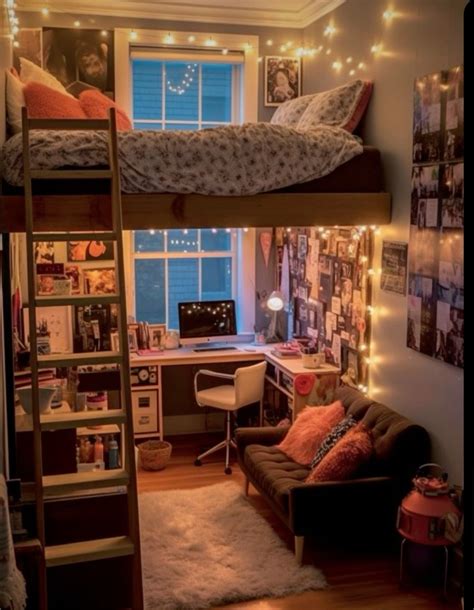 22 College Dorm Room Ideas For Lofted Beds Artofit