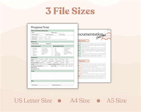 Progress Note Template Therapy Note Template Mental Health Therapy