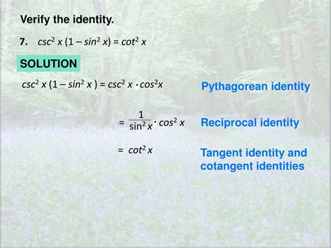 Ppt 103 Verify Trigonometric Identities Powerpoint Presentation