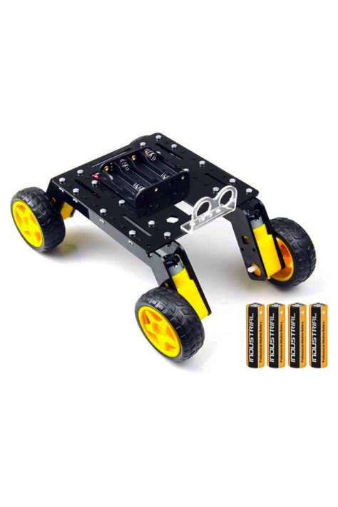Arduino Uno 4wd Rover Araba Seti Robotik Kodlama Başlangıç Paketi Fiyatı Yorumları Trendyol