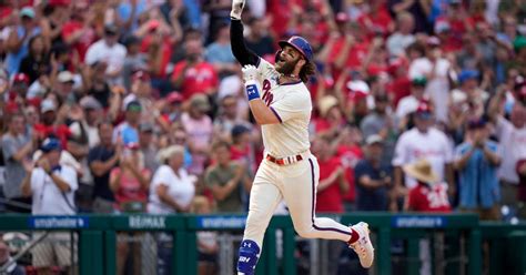 Bryce Harper Hits 300th Homer Going Deep Against The Los Angeles