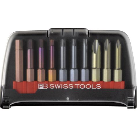 Pb Swiss Phillips Torx And Hexagon Precision Bits 10 Pce Set In