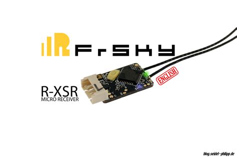 FrSky R-XSR - smallest full range receiver with telemetry