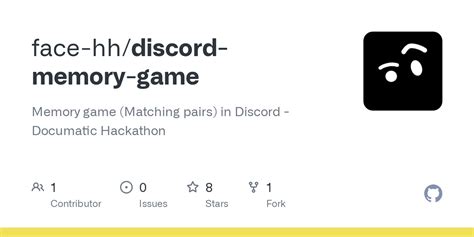 Github Face Hh Discord Memory Game Memory Game Matching Pairs In