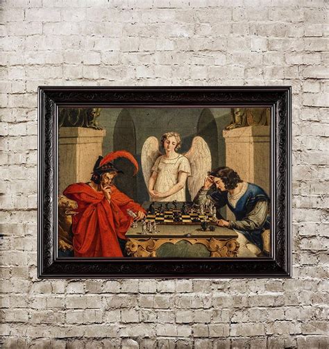 A Game Of Chess Between Faust And Mephistopheles Who Wins R Chess