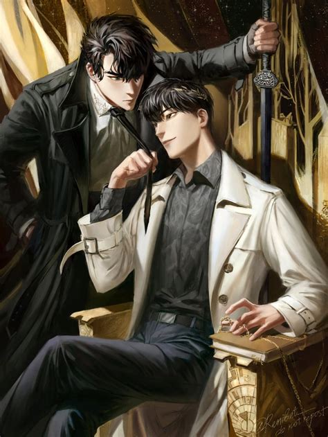 Kim Dokja And Yoo Joonghyuk Omniscient Reader S Viewpoint Drawn By
