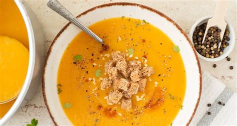 Curried Sweet Potato Parsnip Vegan Soup WellnessDove