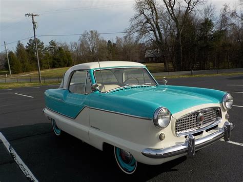 Vehicles Nash Metropolitan Blue Car Car Old Car Vintage Car Hd