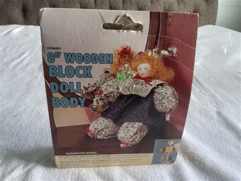 Wooden Block Doll Body 2 8 Etsy