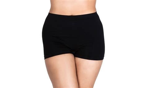 Up To 7 Off Womens High Waist Boxer Shorts Groupon