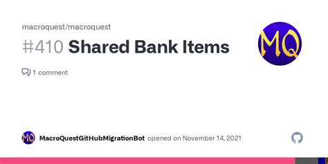 Shared Bank Items · Issue 410 · Macroquest Macroquest · Github
