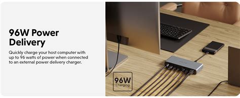 Hyperdrive Usb C And Thunderbolt 4 Dock Dual 6k60hz Display